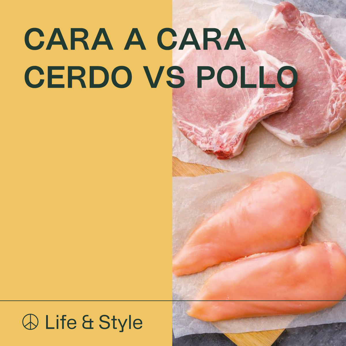 Cara a Cara, Cerdo vs Pollo | Alacena de Mónica